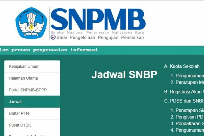 Rangkaian Jadwal Lengkap SNPMB 2023 - Mambruks.com Rangkaian Jadwal Lengkap SNPMB 2023 - Mambruks.com
